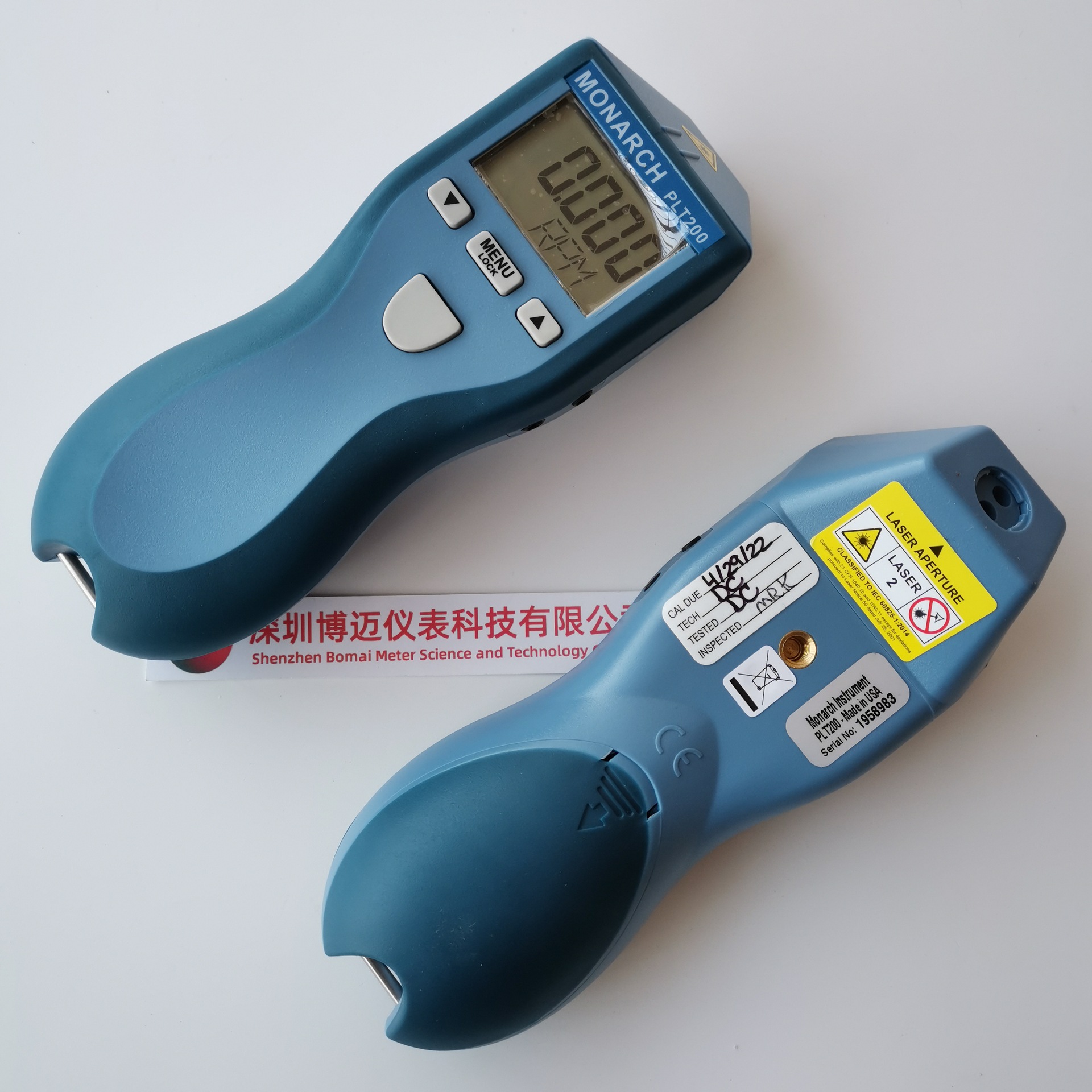 美国Monarch PLT200Kit手持式非接触/接触两用型红外激光转速表-阿里巴巴