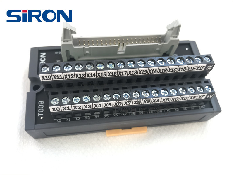 SIRON胜蓝原装欧式通用32位PLC输入输出端子台T007/T008/T009-阿里巴巴