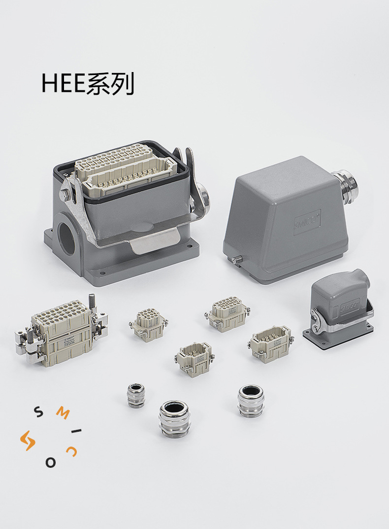 09320323001矩形插头插座HDC-HEE-032-FC 重载连接器矩形航空插头-阿里巴巴