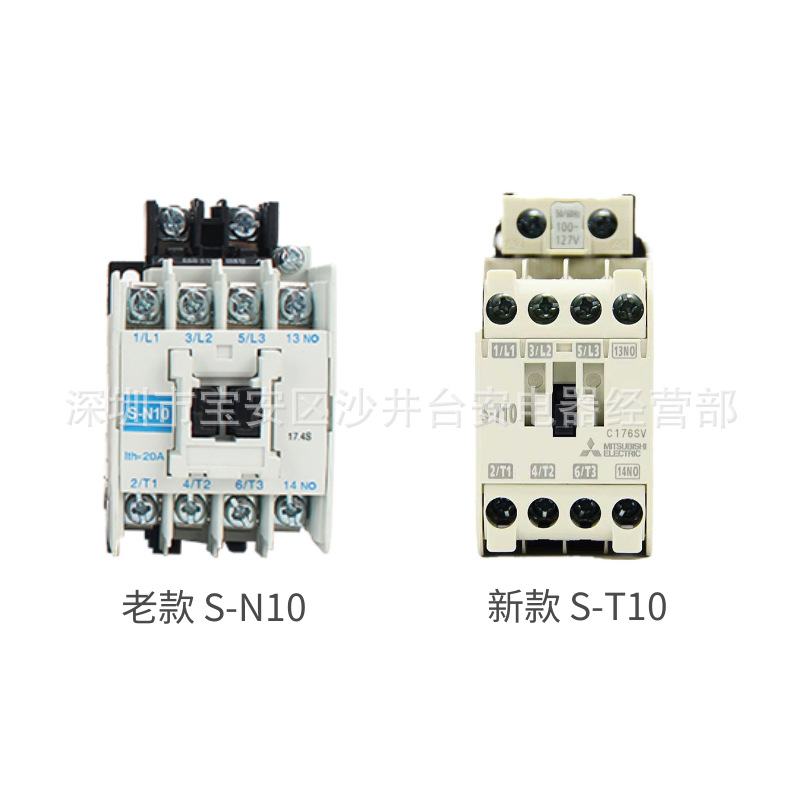 原装 三菱交流接触器 S-T10 ST10 替代S-N10 SN10 220/380/110V-阿里巴巴
