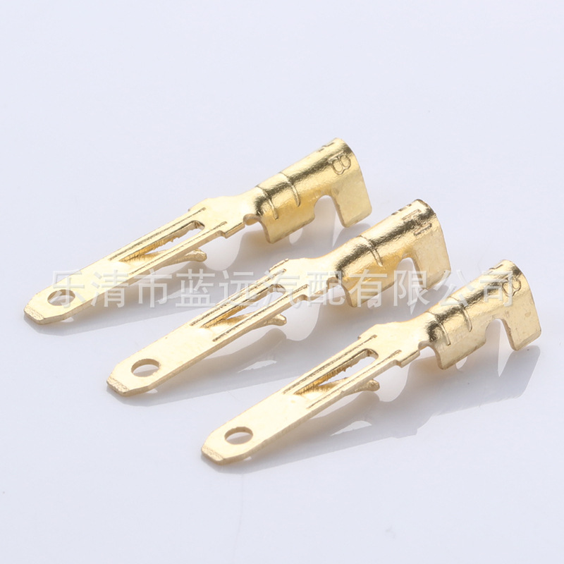源头厂家公扦片铜端子接线连接器DJ611-2.8A/2.8长插片端子-阿里巴巴