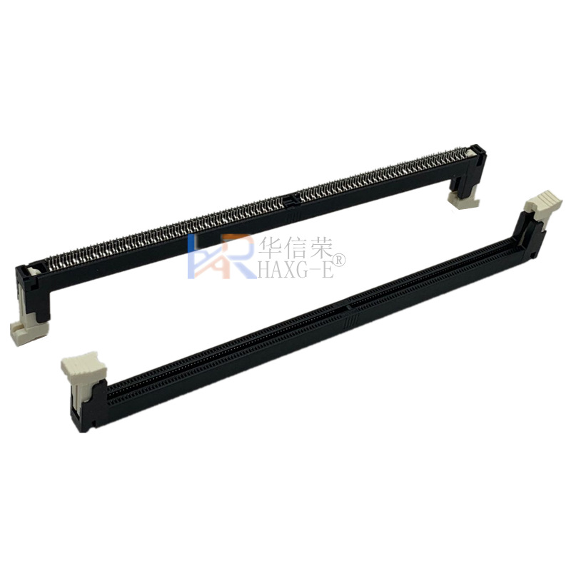 DDR4 1.2V 288P LOTES内存条插槽 DDR四代 夹板式插槽 插座-阿里巴巴