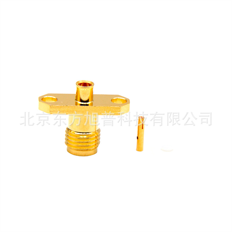 东方旭普射频连接器 SMA-KFB2 SMA-KFB3 2孔法兰固定 0-18G低驻波-阿里巴巴