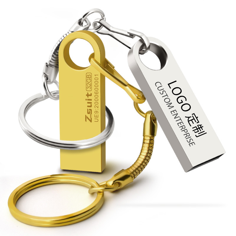 供应u盘8g se9优盘刻字礼品广告金属u盘土豪金创意u盘16g 32g 64g