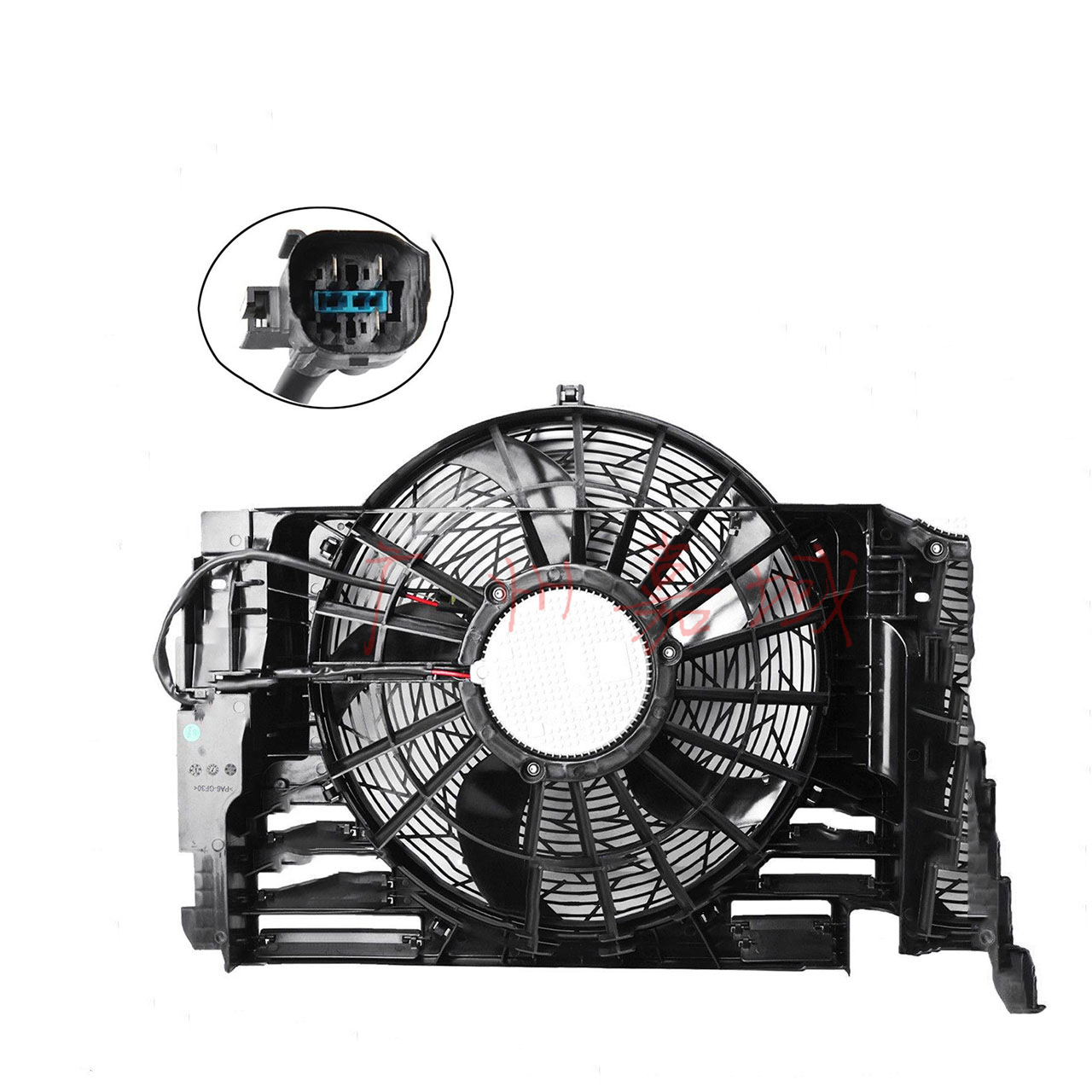 厂家供应适用于X5 E53冷凝散热器水箱风扇64546921381-阿里巴巴