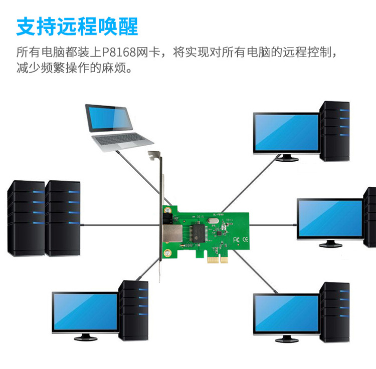 B-LINK BL-P8168 台式机适用高速PCI-E千兆网卡 RTL8168芯片-阿里巴巴