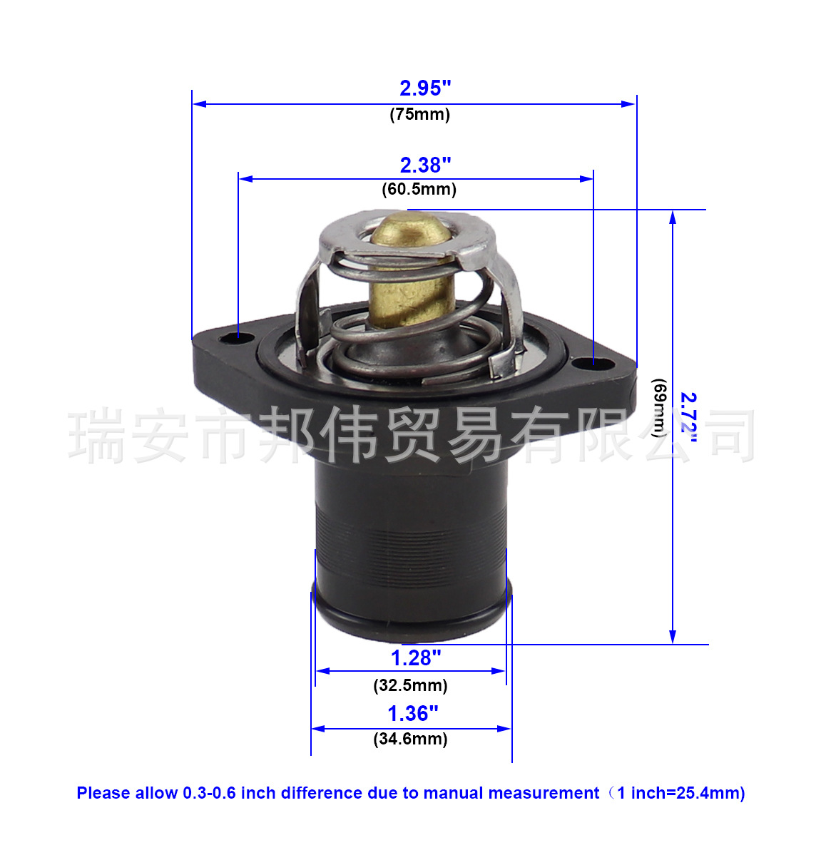 适用于雪佛兰标致汽车节温器标致206 306 9630066780 1336.N5-阿里巴巴