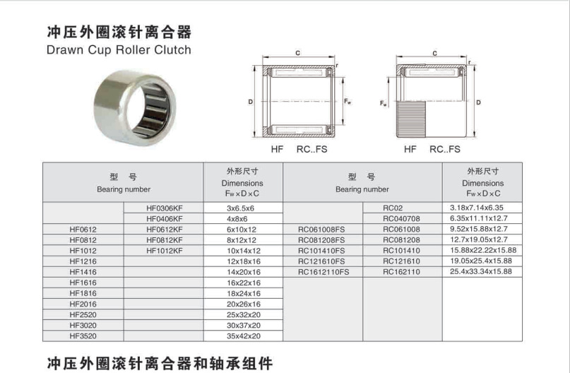 FCB-10 FCB-12 FCB-16 FCB-20 FCB-25 FCB-30 FCB-35单向滚针轴承-阿里巴巴