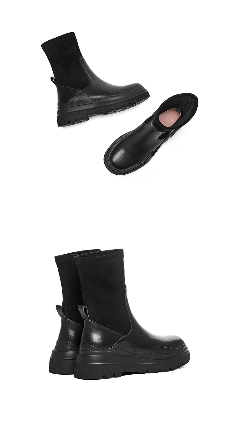 Chiko Edna Round Toe Flatforms Boots