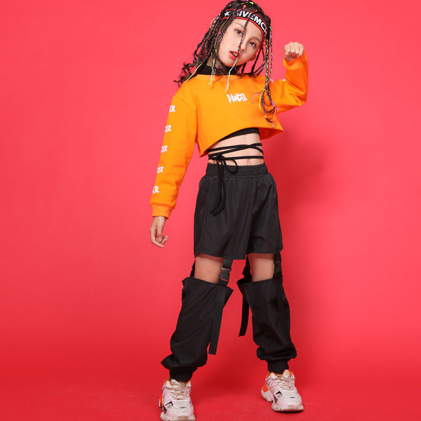 Rapper singers hiphop costumes for girls girls street dance costumes ...