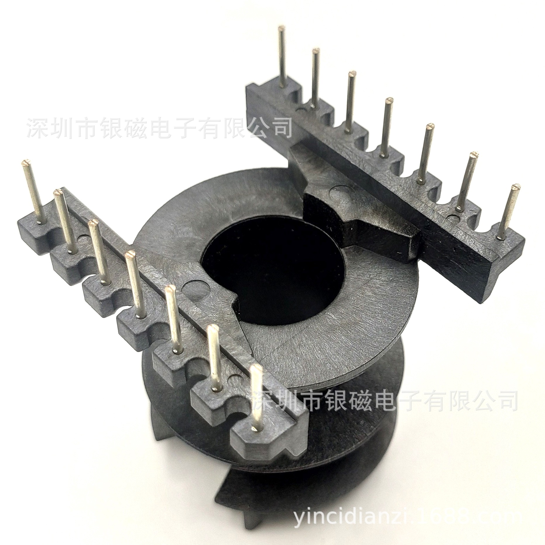 PQ5050 YC-PQ-5001-1 7+7P双槽骨架，BOBBIN,厂家直销，电感底坐-阿里巴巴
