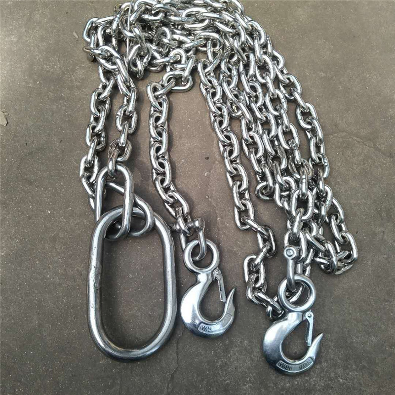 链条吊具 单双腿四腿G80高强度锰钢不锈钢工业链条 起重链条吊索-阿里巴巴