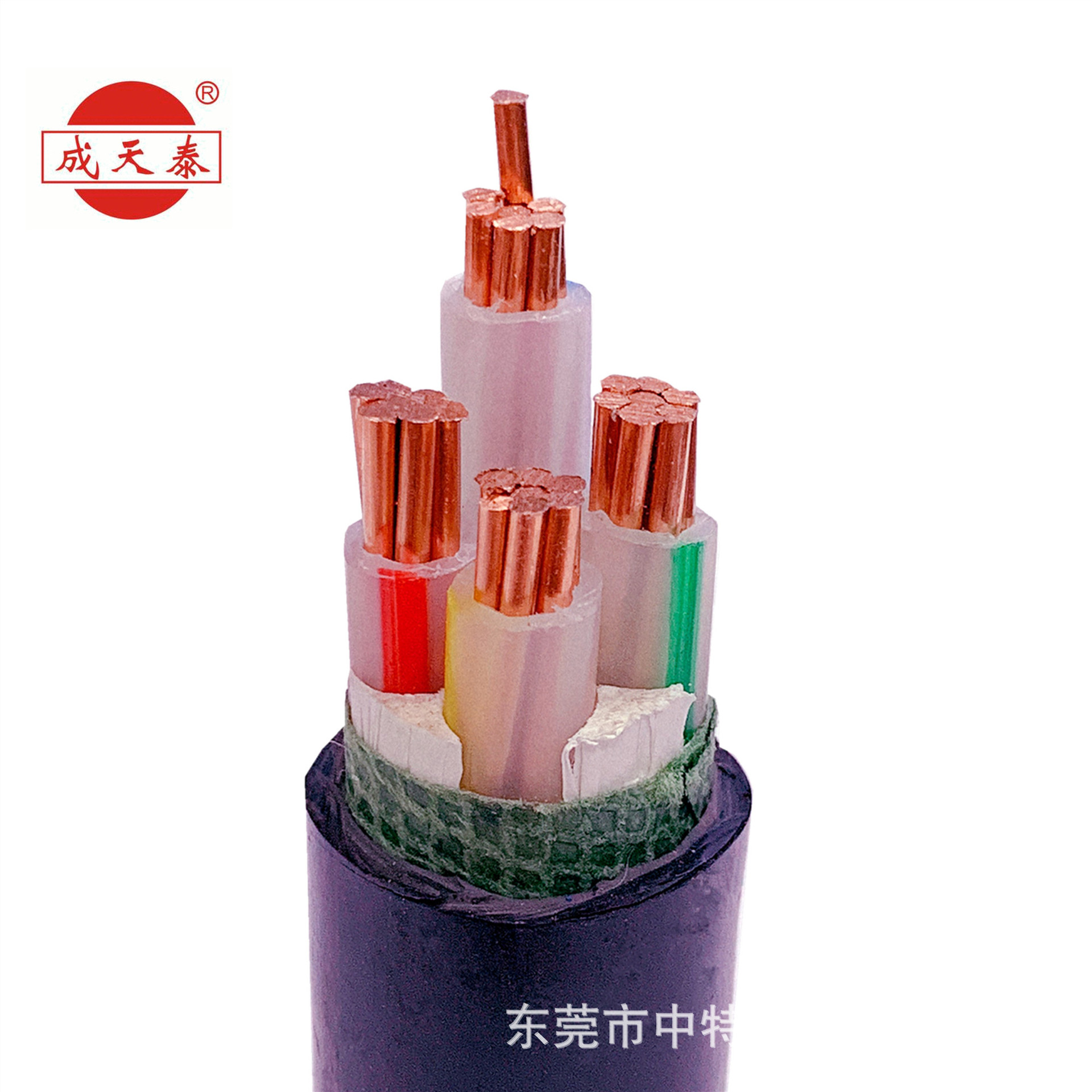 成天泰牌0.6/1kv国标YJV1芯-5芯交联绝缘电力电缆护套线-阿里巴巴