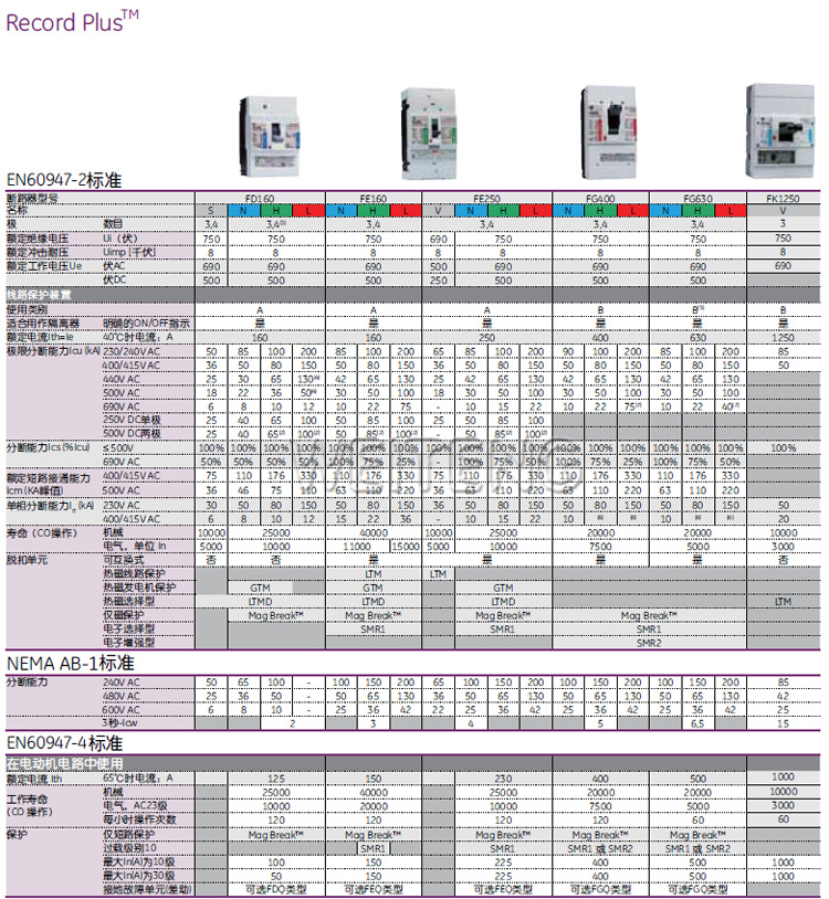 GE通用 FG630 空气开关 FGN37DA630NF 断路器 FGN306F630NF-阿里巴巴