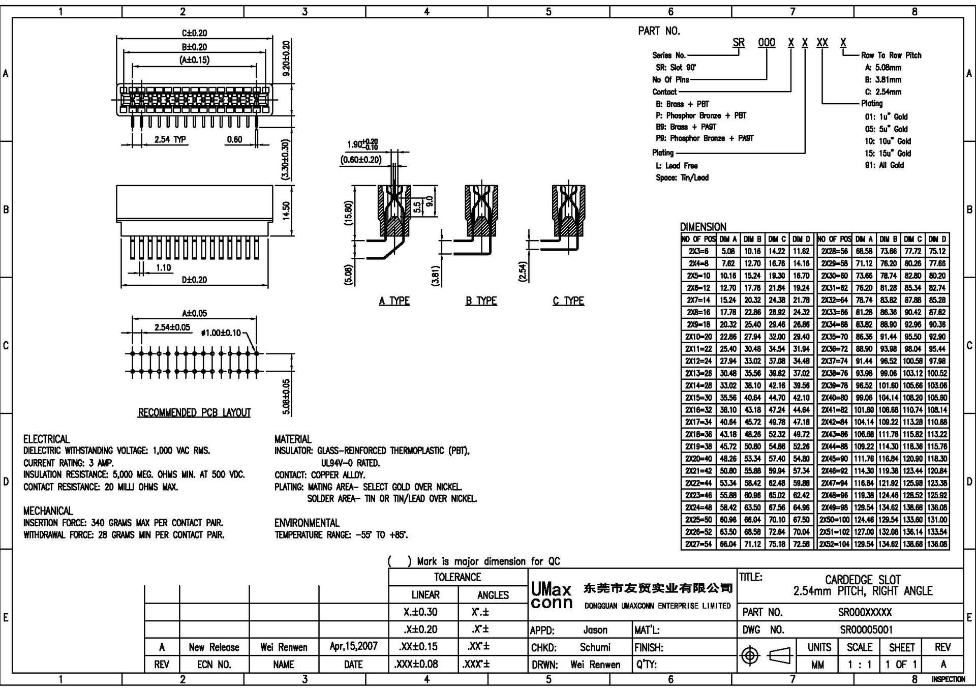 ISA SLOT 连接器 50PIN PH2.54 R/A 90° 镀金G/F 台产源头厂家-阿里巴巴