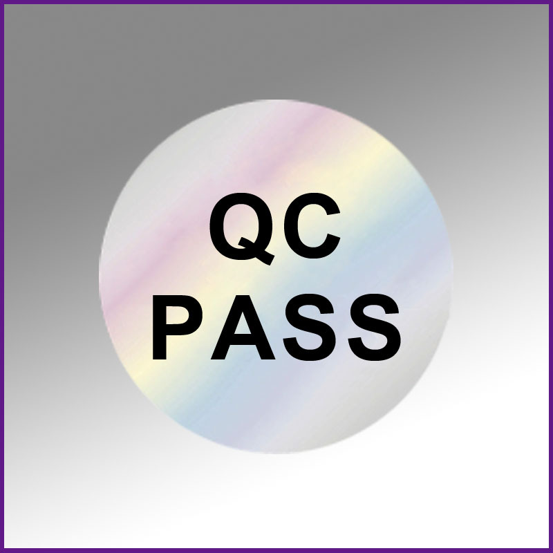 镭射qc pass彩色合格易撕贴 防水防伪标签不干胶贴纸现货厂家加工-阿里巴巴