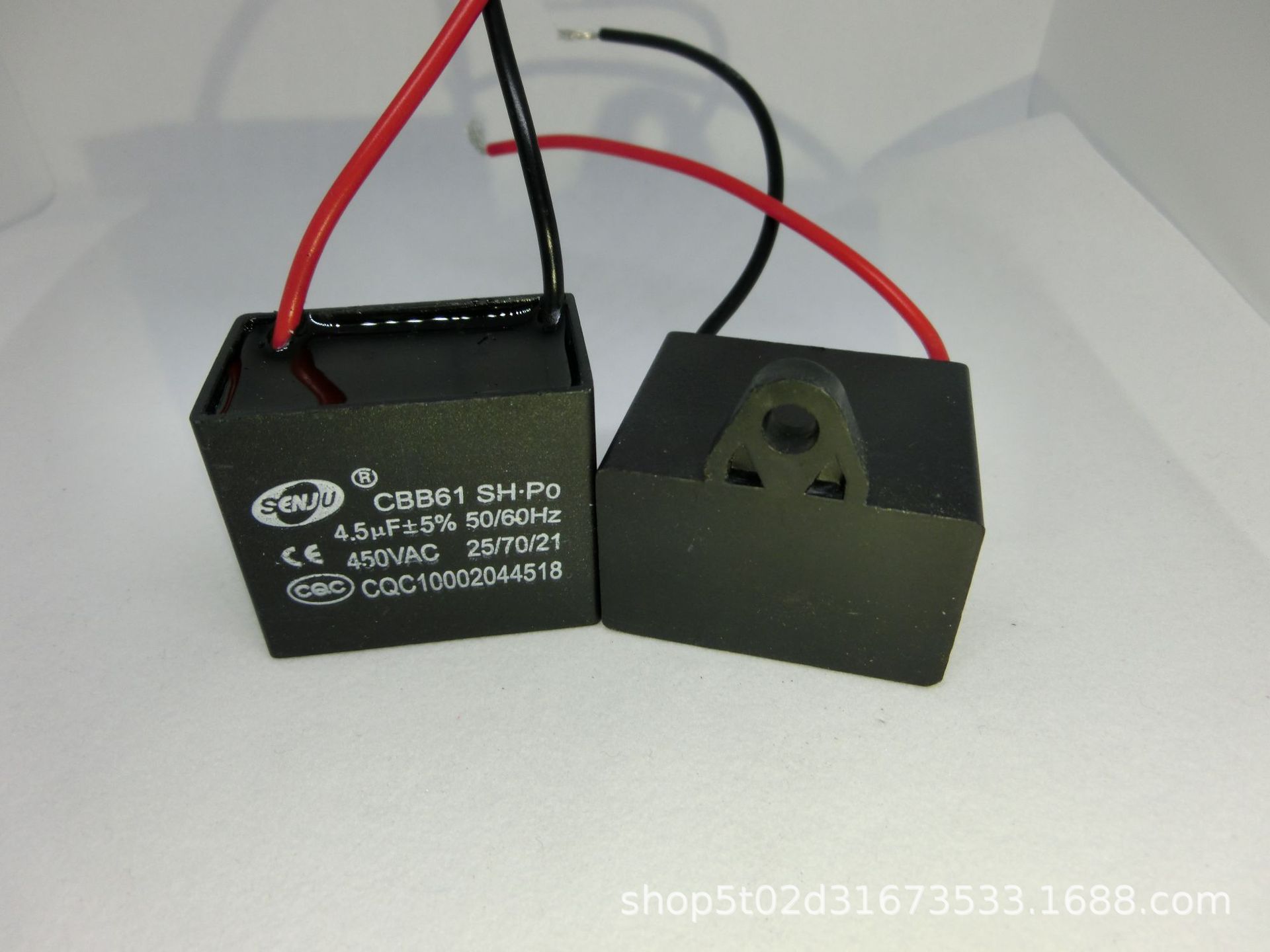 厂家直销CBB61启动电容450V风扇电容器4.5UF CQC认证-阿里巴巴