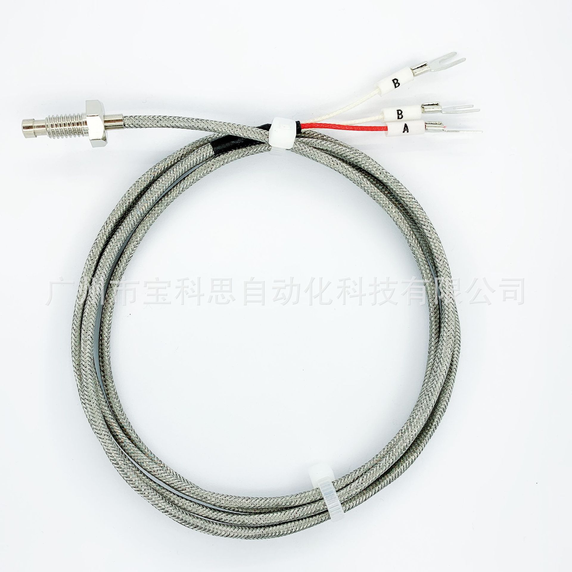 厂家直销香港宝光PT100 M6细牙螺钉式不锈钢网高温线铂电阻传感器-阿里巴巴