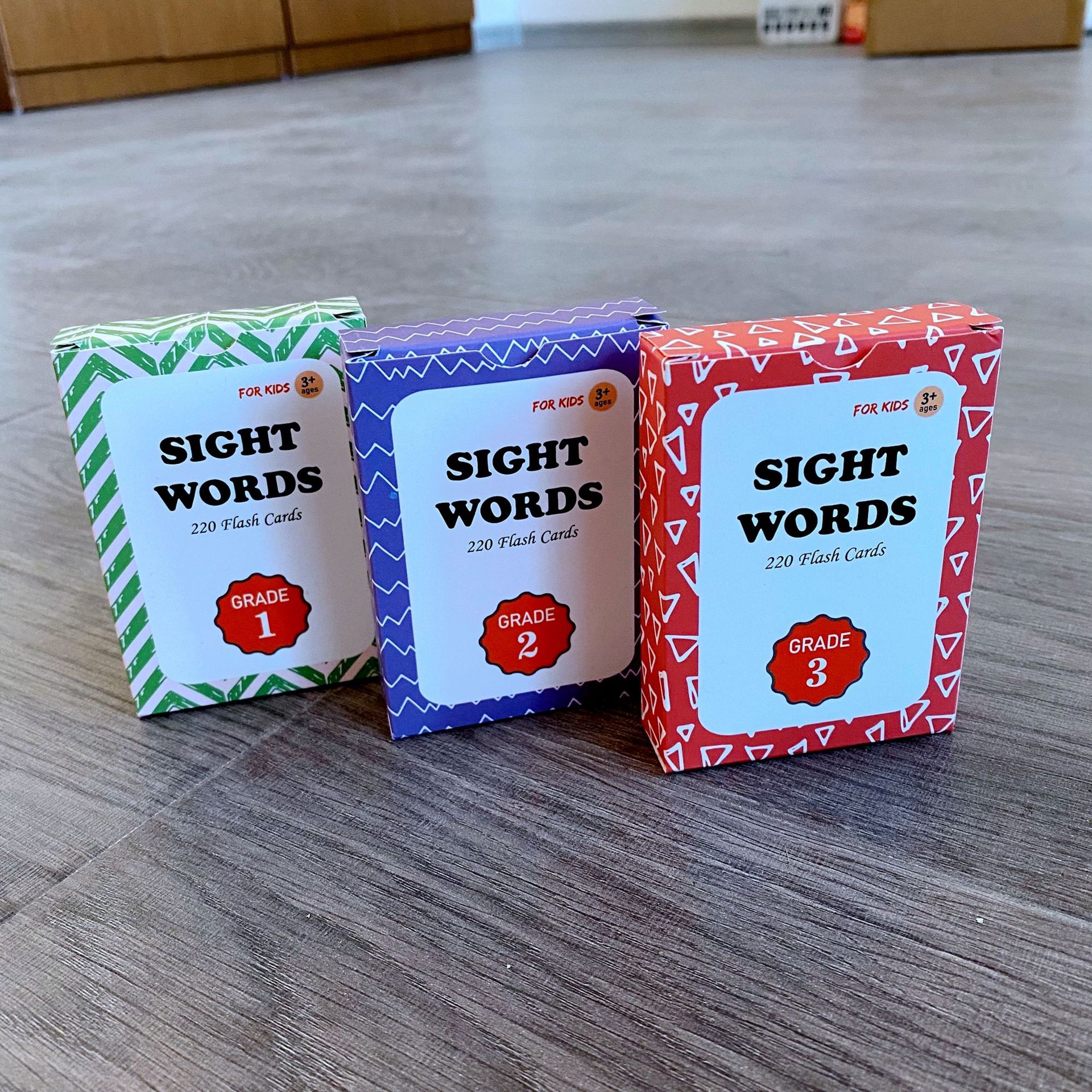 220 Sight words闪卡Flash cards高频词汇道奇Dolch幼儿英语启蒙-阿里巴巴