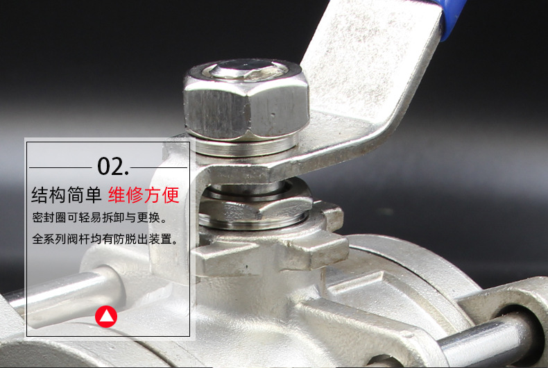 Q61F-16P 不锈钢三片式对焊球阀 304承插焊接球阀 活结球阀 DN15-阿里巴巴