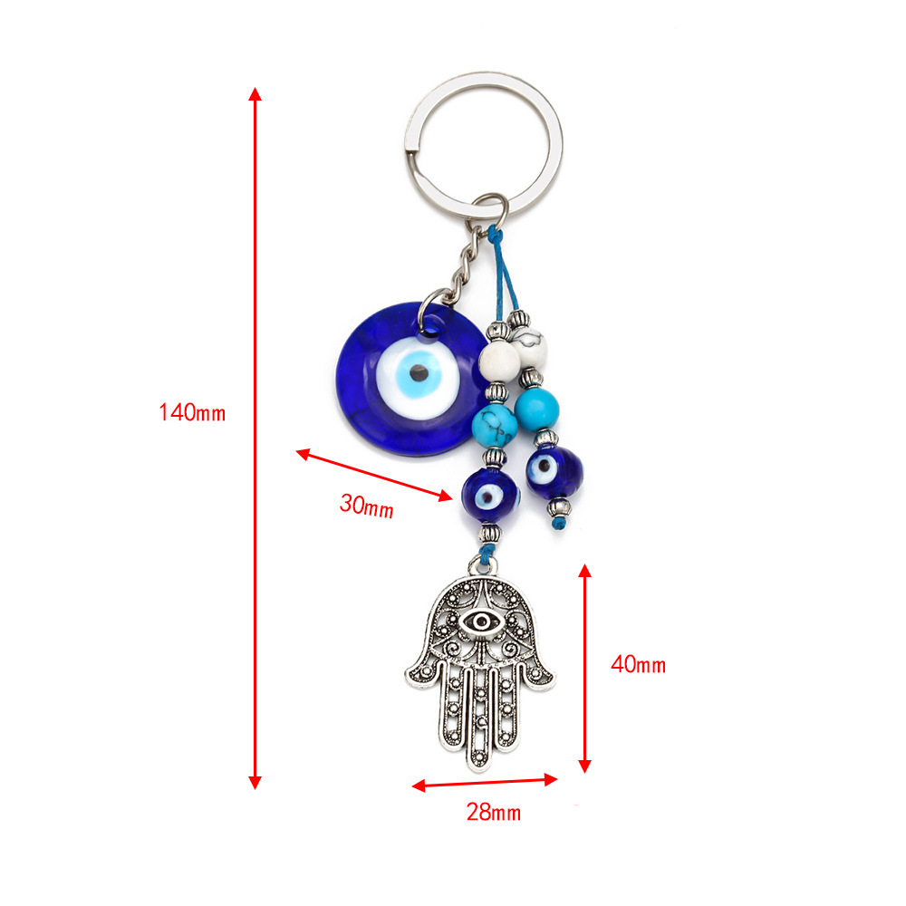 Blue color evil eye blue eyes keychain,KEYCHAIN&BROOCHES