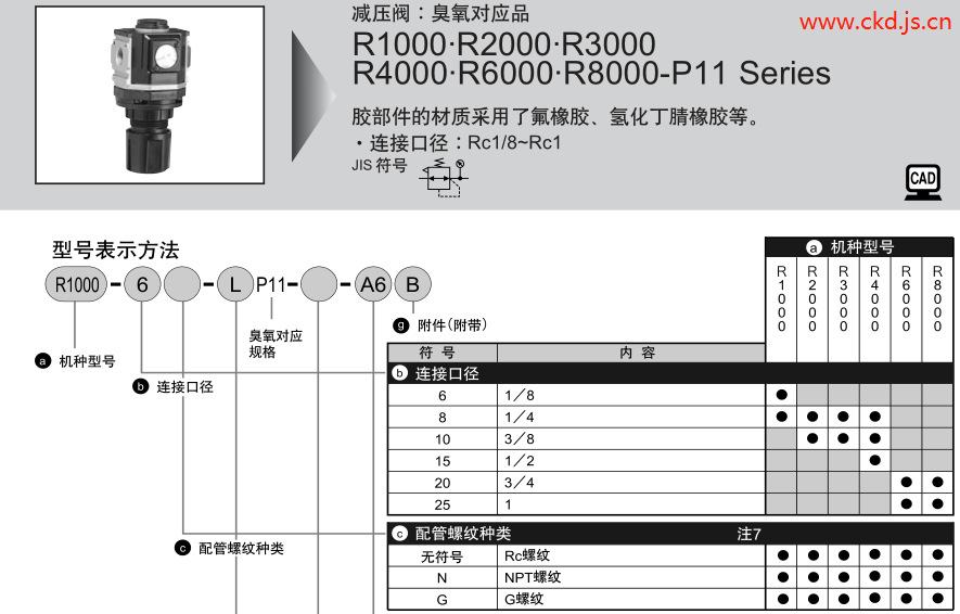 RP1000-8-02 RP1000-8-04-G49P ckd精密调压阀-阿里巴巴