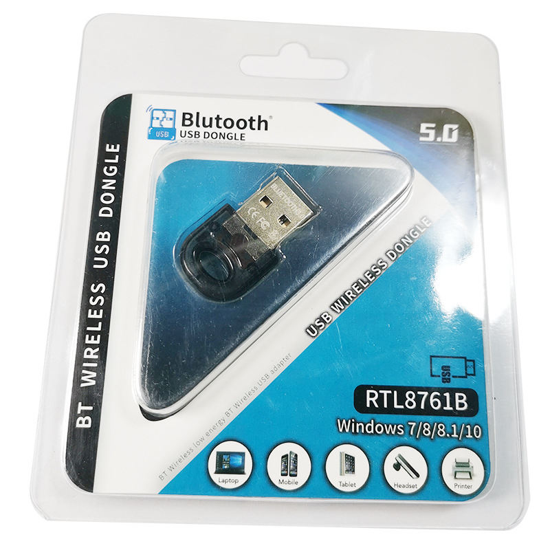 USB蓝牙适配器5.0蓝牙接收器发射器蓝牙音箱连接器RTL8761B-阿里巴巴
