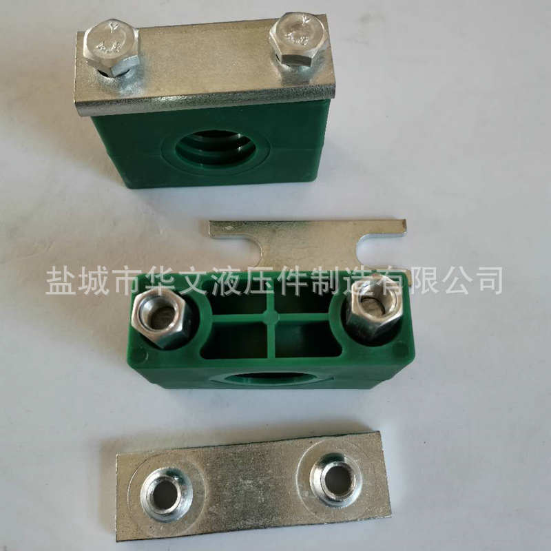 重型塑料管夹 双层PP镀锌THPG1+THGP5-16*2mm重型尼龙双层管夹-阿里巴巴