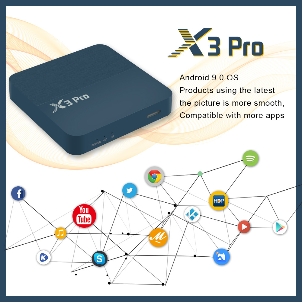 X3 PRO机顶盒S905X3安卓9.0 TV BOX 网络播发器双频5G 电视盒-阿里巴巴