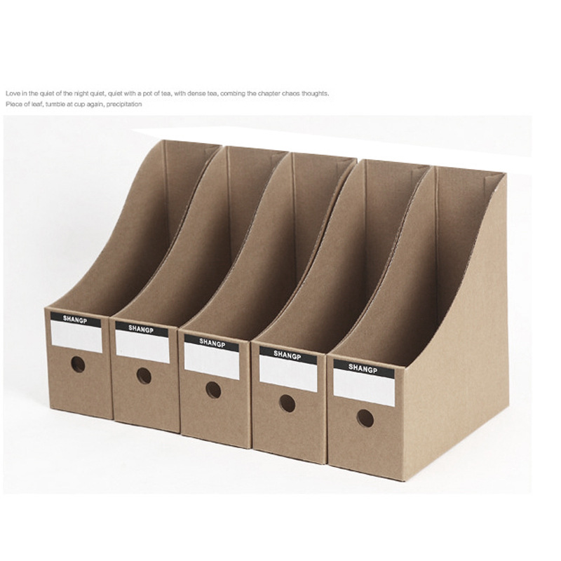 纸质文件资料桌面文件收纳盒 办公桌文件夹整理书本置物架书立盒-阿里巴巴