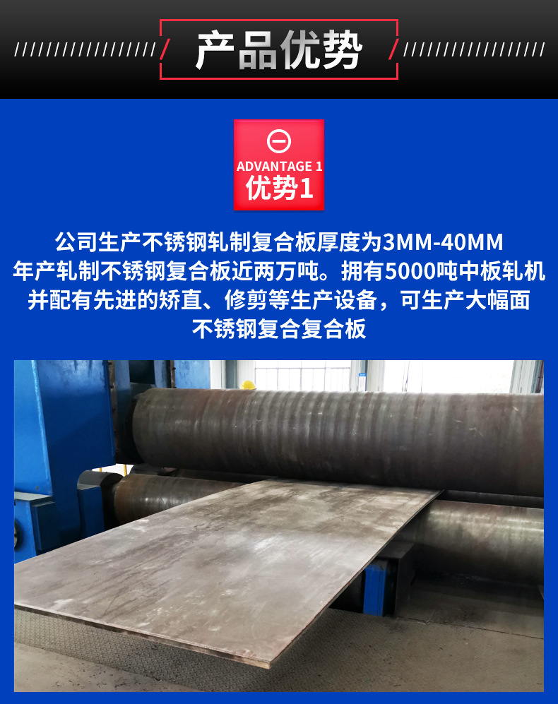 厂家5+1不锈钢复合板 钢模板Q235B+304抛光不锈钢复合板-阿里巴巴