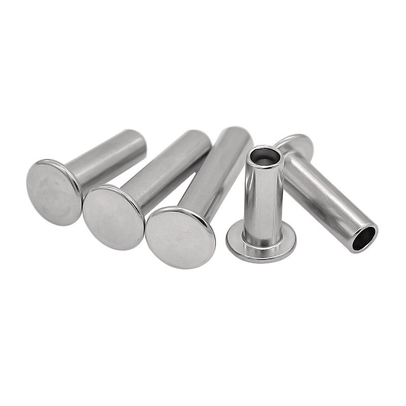 304不锈钢平头半空心铆钉M2M2.5M3M4M5M6平圆头半空芯中空钉GB875-阿里巴巴