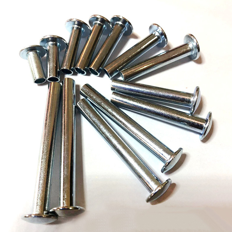 批发半空心铆钉3*9 3*10 3 *11 3*13铁空心加长柳钉 平头实心铆钉-阿里巴巴