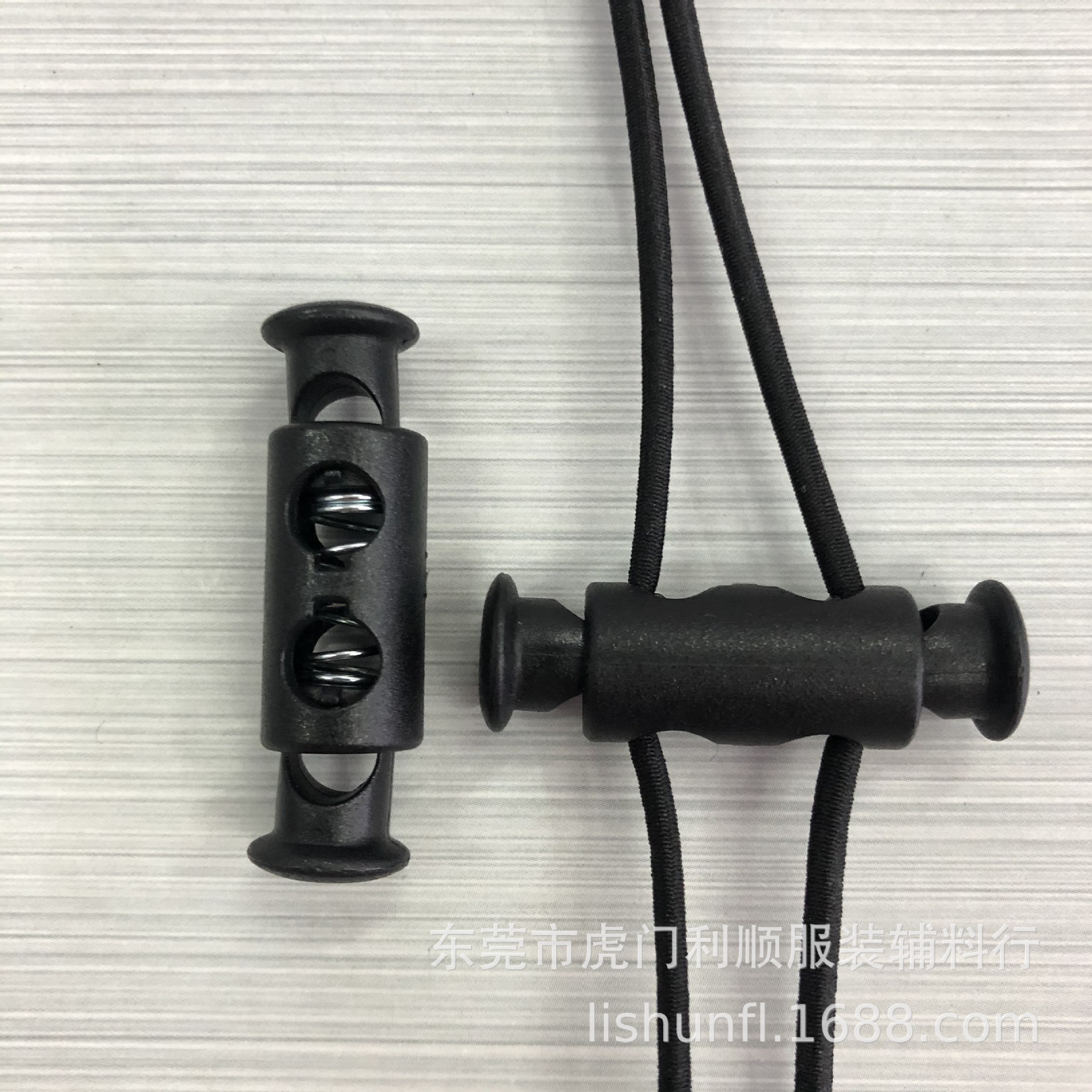 厂家优质大号双头弹簧扣 塑胶双头按弹力绳扣 塑料止滑扣卡扣-阿里巴巴