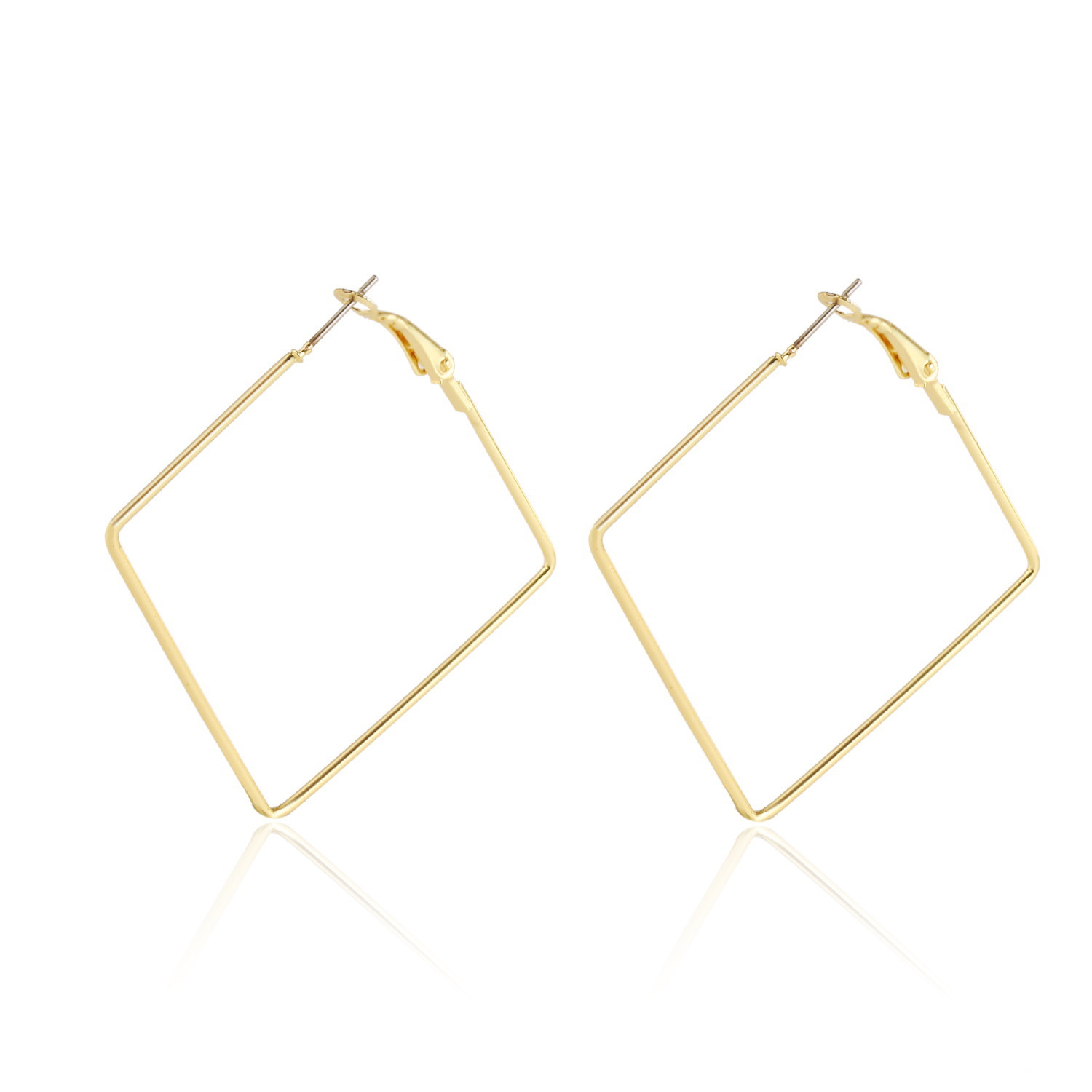 Wholesale explosion style simple wild large ring ear ring circle ...