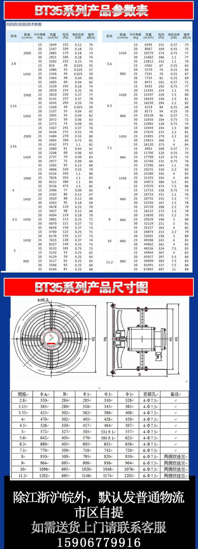 轴流风机 CT4防爆电机 防爆轴流风机 管道式 BT35-11-3.15 380V-阿里巴巴