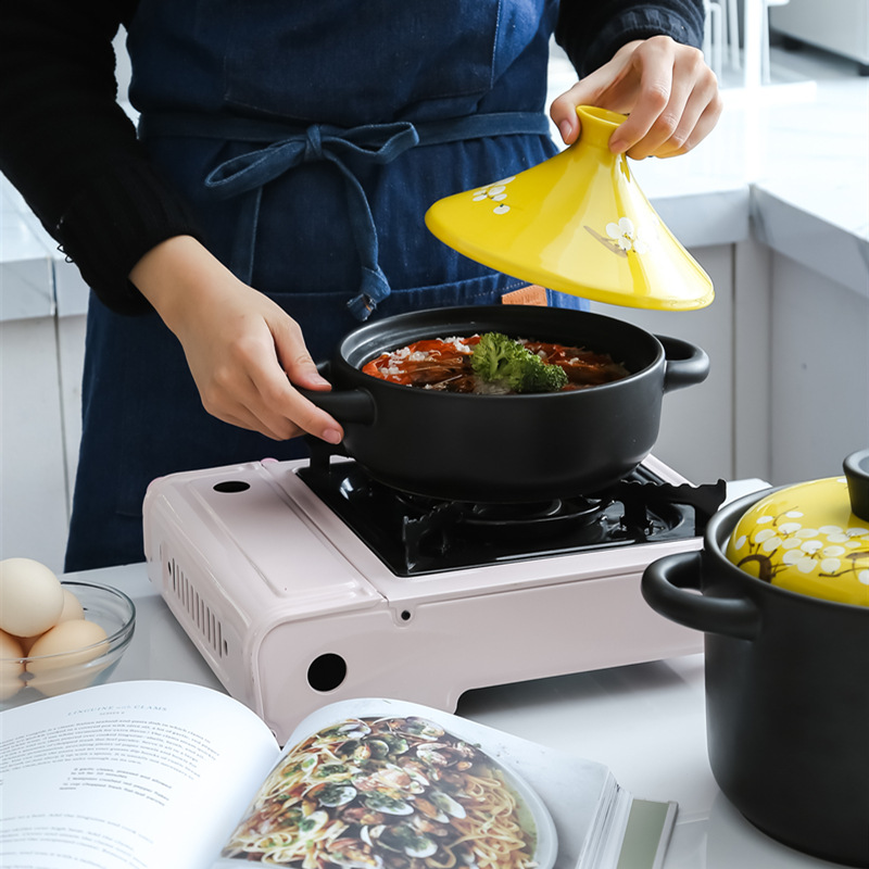 A generation of invention fire gas gas hand-painted ceramic pot Korean ...