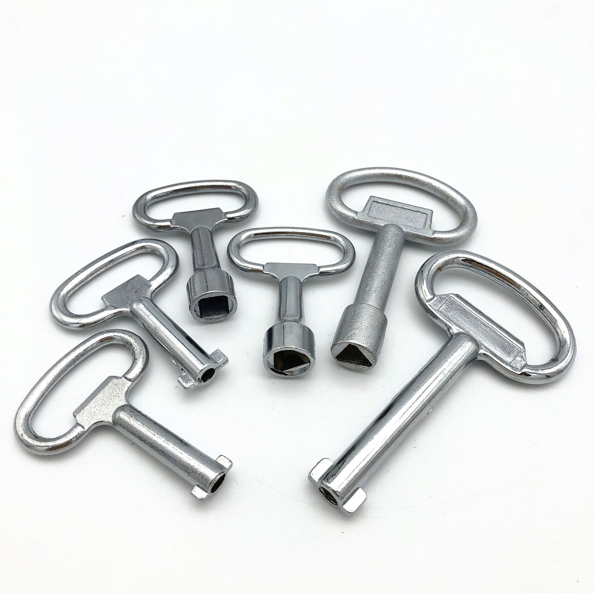 都发 MS705钥匙 一字三角四角专用机柜钥匙 电梯门水表箱锁开器-阿里巴巴