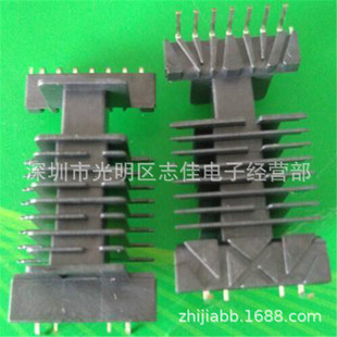 EEL19骨架多槽EEL19多槽变压器骨架卧式骨架7+2针L脚带外壳干式-阿里巴巴