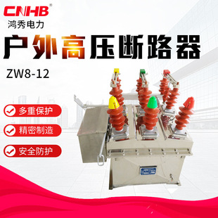 鸿秀ZW真空断路器 户外高压断路器ZW8-12 10KV柱上手动高压开关-阿里巴巴