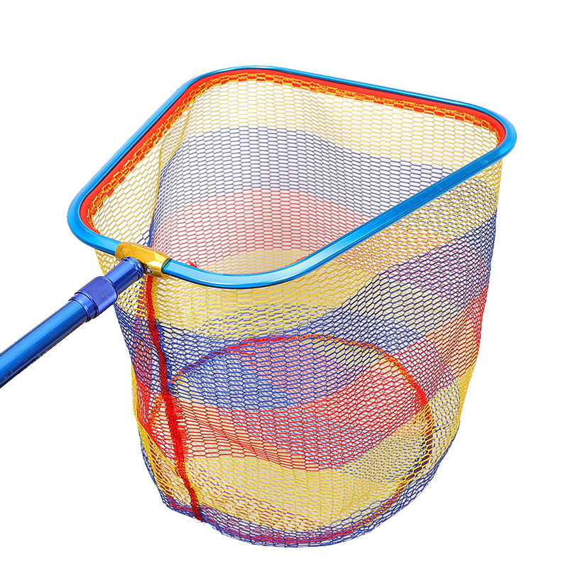 Large aluminum alloy net head anti-scratch hook deepens net bag net ...