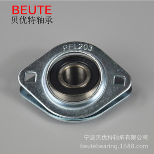 不锈钢钢轴承座 冲压外球面轴承座 冲压冷轧钢板 PFL204-阿里巴巴