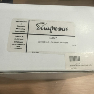 优惠供应SIMPSON 228电流泄漏检测仪表 美国SIMPSON 228-阿里巴巴