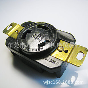 台湾隆光 NEMA美规暗装插座LK-2331F 30A125V UL防松插座L5-30R-阿里巴巴