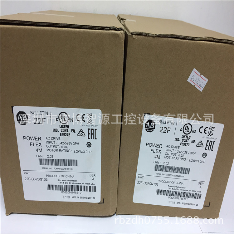 AB 变频器 22F-D6P0N103 罗克韦尔 Allen-bradley （原装正品）-阿里巴巴