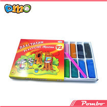 DMO厂家儿童益智彩泥手工DIY橡胶泥12色彩盒橡皮泥modeling clay-阿里巴巴