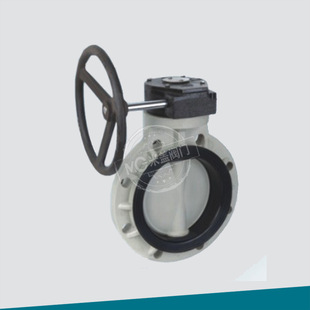 PPH塑料对夹蝶阀手柄蜗轮操作UPVC、CPVC、D371X-6V DN400到DN500-阿里巴巴