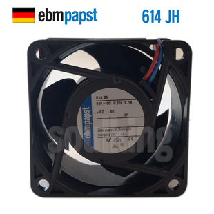 原装ebmpapst风机614JH 24V 0.32A 7.7W 6032 小型高转速静音风扇-阿里巴巴