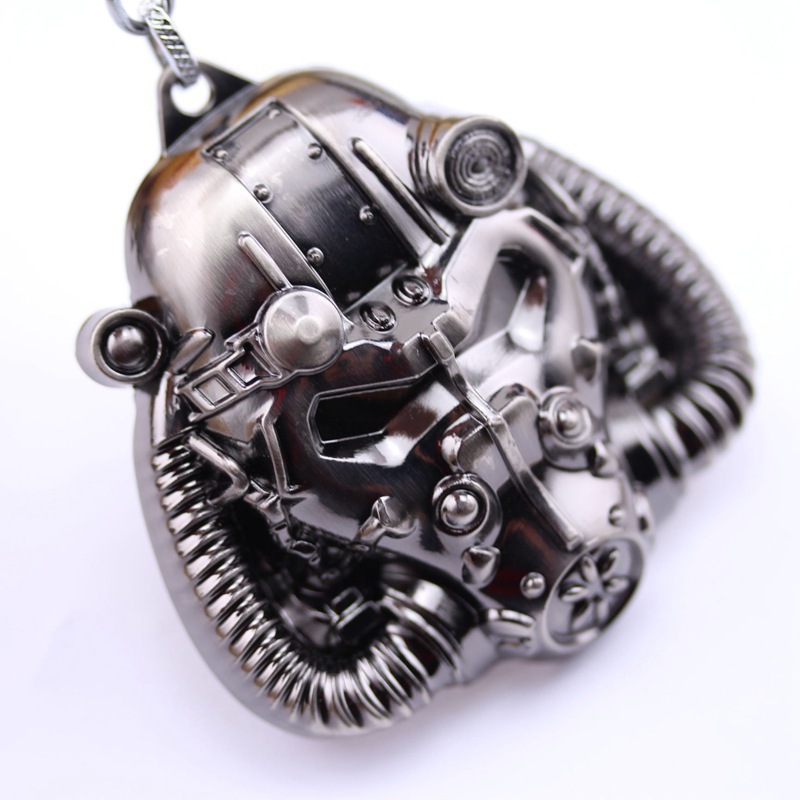 Gas mask, golden metal keychain, pendant, accessory, Aliexpress | MoveOn