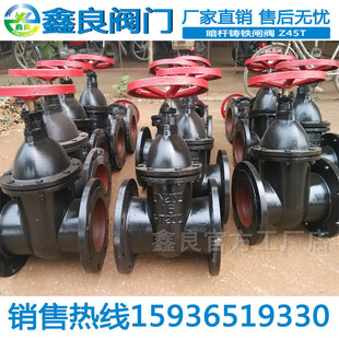 闸阀暗杆闸阀工业消防法兰铸铁闸阀Z45T-10/16 DN40 50 65 80 100-阿里巴巴